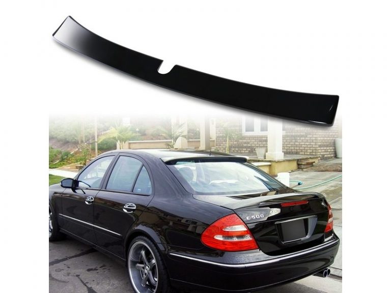 Gloss Black AMG Style Roof Wing Suitable For Mercedes Benz W211 E-Class ...