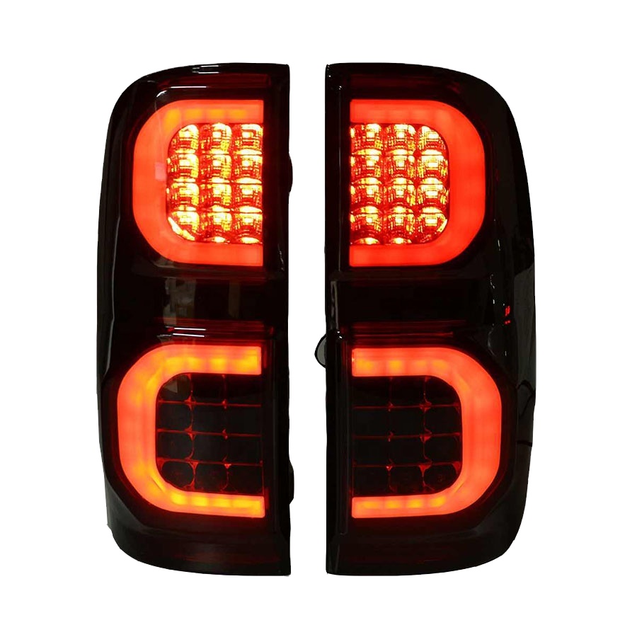 Smoked LED Tail Lights Suitable For Toyota Hilux N70 - GrandTek Auto