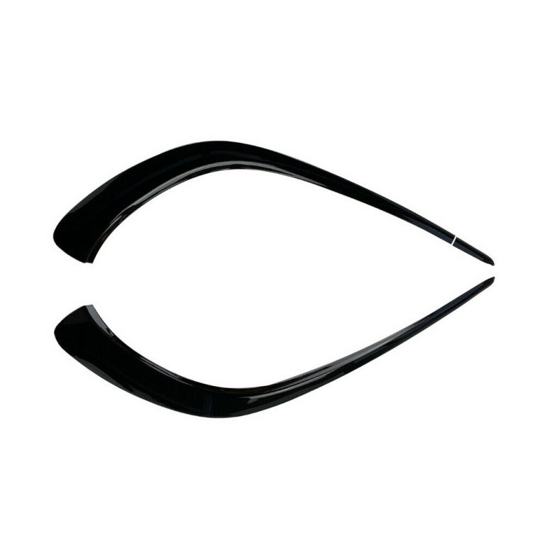 Gloss Black Front Bar Canard Blades Suitable For Mercedes-Benz CLA W118 ...