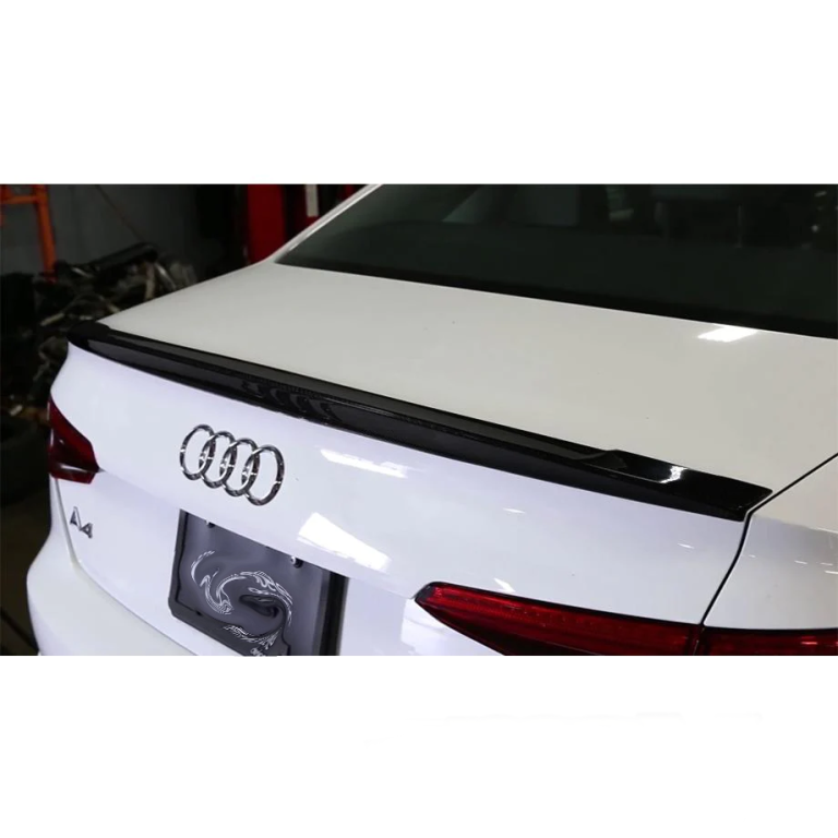 Gloss Black Rear Boot Lip Spoiler Suitable For Audi A4 B8 08-16 ...
